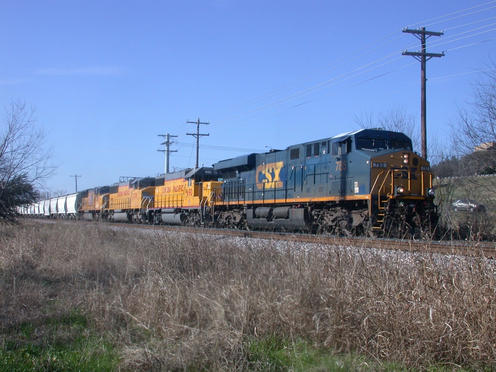 CSX 785 25Feb2010 NB in SNEED